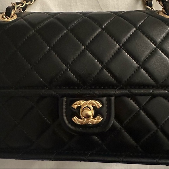 CHANEL | Bags | Chanel Black Quilted Leather Bag | Poshmark